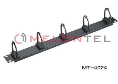 China 1U Horizontal Cable Management Panel 19 Inch Plastic Ring Brush Panel for Server Rack for sale