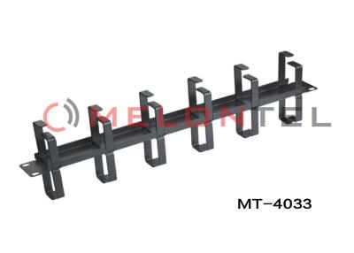 China 1U Network Cabinet Cable Management Panel for Copper Cable Organizer Hardware for sale