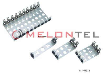 China Stainless Steel Krone Back Mount Frame with Rubber Ring for LSA Module 10 Pair for sale