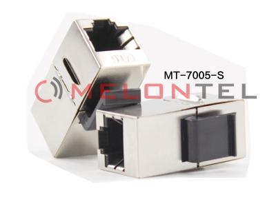 China CAT6 Shielded RJ45 Inline Coupler 8P8C Ethernet Cable Extender Adapter for sale