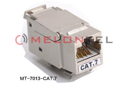 China IDC CE Modular Network Keystone Jack RJ45 Cat7 Environmental Protection PC 90 Degree for sale