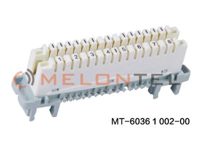 China 8 Pair LSA Krone Module Vertical Mounting Connection Block UL94V0 for sale