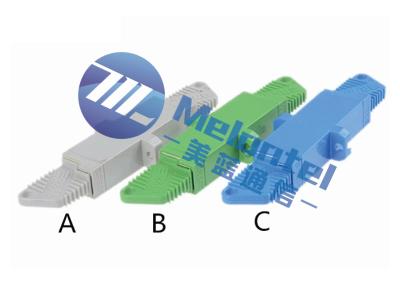 China E2000 UPC APC to E2000 UPC APC Simplex OM1 OM2 Multimode Fiber Optic Adapter for sale