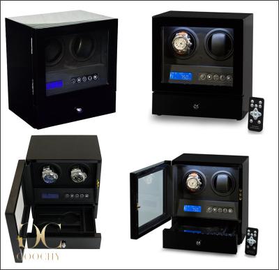 China Watch Automatic Winder / Dual Watch Winder For Birthday Gift for sale