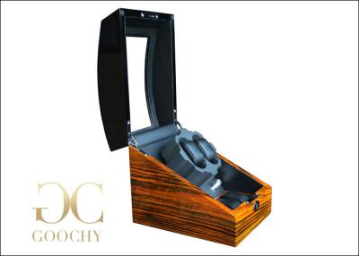 China Automatic Watch Rocker Rubberwood , Automatic Watch Winder Box for sale