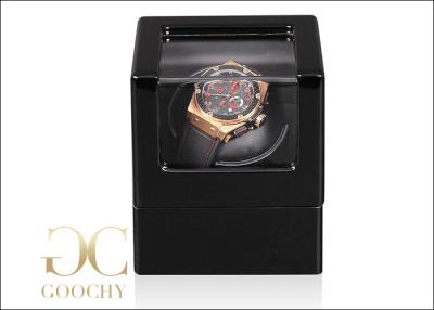China Black Battery Powered Watch Winder / Woman Watch Winding Case for sale