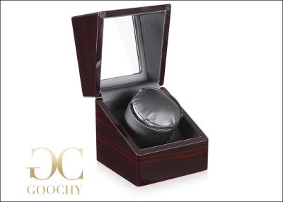 China Wooden Men Single Automatic Watch Winder / Automatic Clock Winder for sale