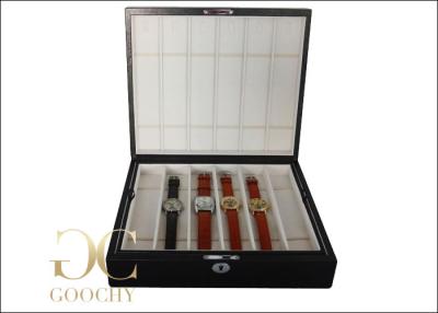 China Manmade Leather Watch Storage Case Watch Straps Packaging Display Box for sale