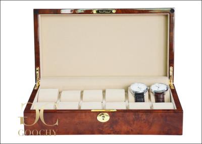 China Gifts Packagings Wooden Watch Display Case for 12 CEPHEE Watches for sale