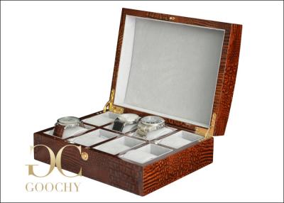 China Engraved Gifts Wooden Watch Display Case / Breitling Watch Box for Men for sale