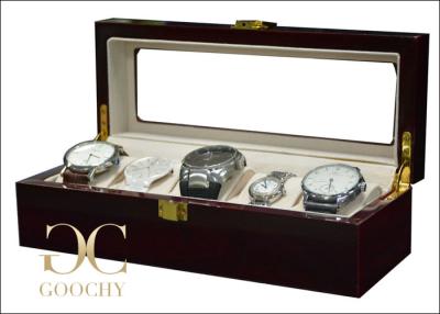 China 5 Wooden Watch Display Case / Watch Display Box / Watch Gifts Packaging Case for sale