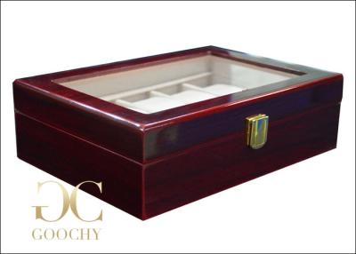 China Men Glazed Wooden Watch Display Case / Best Gifts for Parents for sale