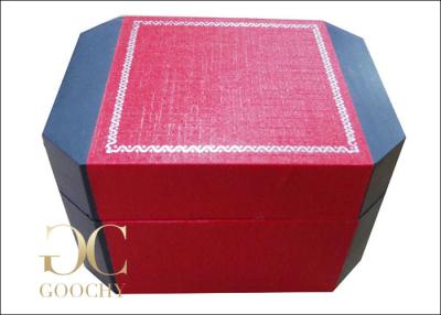 China Leatherette Paper Plastic Watch Box / Personalized Watch Box For Men for sale