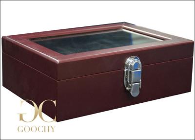 China Matte Finish Wooden Watch Display Case / Watch Packaging Case for Watches Women for sale