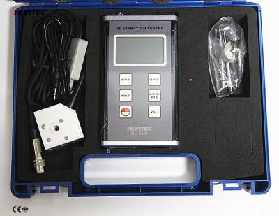 China 3D XYZ Digital Portable Vibration Meter HG-6363 3 Axis Piezoelectric accelerometer for sale