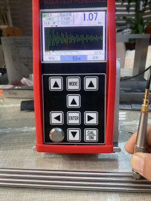 Cina Un misuratore di spessore a ultrasuoni con rivestimento penetrante ad alta risoluzione, scansione A, scansione B, 0,001 mm in vendita