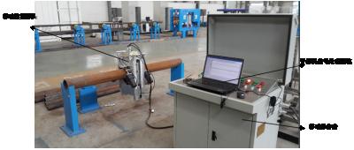 China Mobile drill pipe magnetic flux leakage detection equipment HMTD for sale