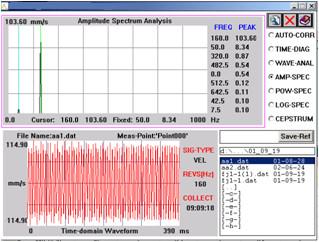 China Ground / Structure Vibration Analyzer Seamless Low Frequency Measurement for sale
