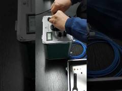 cor verde de instrumentos de medição da vibração do calibrador da vibração de 110V Digitas