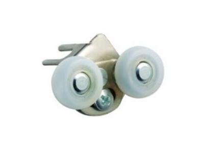 Cina Upper Wheel Sliding door wheels/rollers for cabinet/dresser door Plastic+Iron in vendita