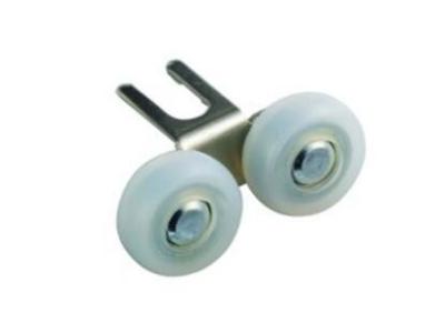 Cina Upper Wheel Sliding door wheels/rollers for cabinet/dresser door Plastic+Iron in vendita