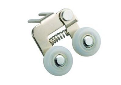 Cina Upper Wheel Sliding door wheels/rollers for cabinet/dresser door Plastic+Iron in vendita