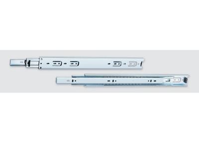 China 3 Fold Cabinet Drawer Slides Soft Close Fulll Extension Iron Steel Material for sale