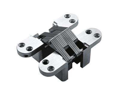 Iron Cross Concealed Cabinet Door Hinges Nickel Plated With Stainless Steel Bearing
