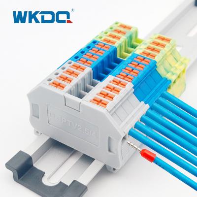 Cina inserire della ferrovia di baccano del cavo 4mm2 il blocchetto terminali anti infiammando 24 AWG in vendita
