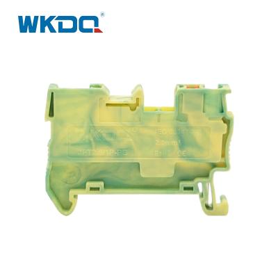 Cina 2.5/1P-PE Plug In Connection Ground Terminal Block Quick Connect For Self Assembly in vendita