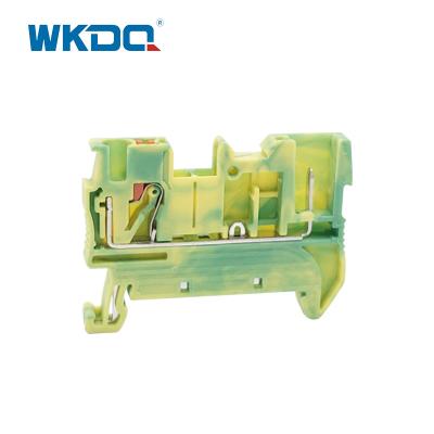 Cina 2.5/1P-PE Plug In Connection Ground Terminal Block Quick Connect For Self Assembly in vendita