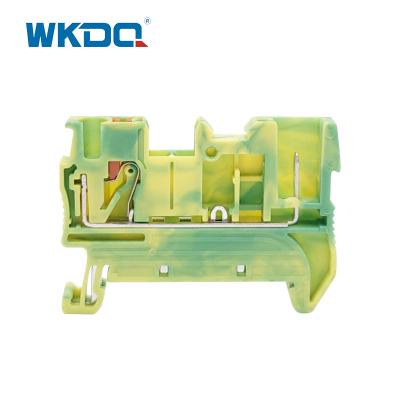 Cina 2.5/1P-PE Plug In Connection Ground Terminal Block Quick Connect For Self Assembly in vendita