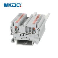 China JPT 2.5 Feed Through Push In Terminal Block Quick Connect CE Certificate Soft Cable Compact Design for sale