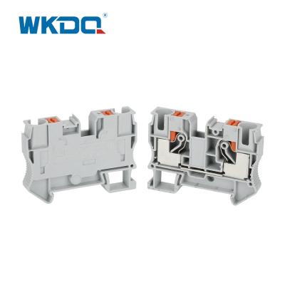 Cina JPT 10 Terminal Block Push In Connecting Din Rail Mounted 10 Mm in vendita