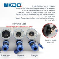 China Welding Cable Plug Socket Connector Waterproof IP68 Wk11 Docking Threaded Bayonet for sale