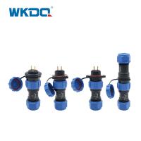 China IP68 Waterproof Threaded Coupling Cable Connector Wk17 Square Pin Sp17 Series for sale