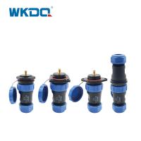 China Threaded Socket Cable Waterproof Connector Plug Panel Mount IP68 Wk29 Pin for sale