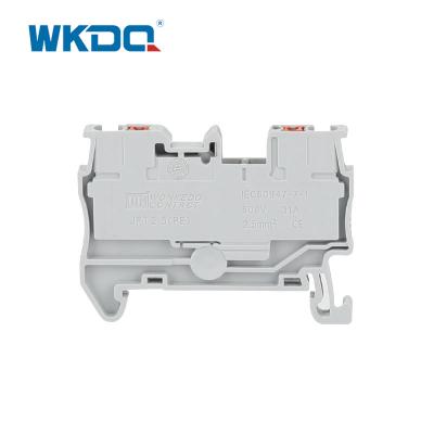 China empurrar montado trilho do ruído de 800V 31Ao conector do bloco de terminais à venda