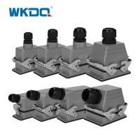 China WHE06C Heavy Duty Cable Connectors Silver Plated for sale
