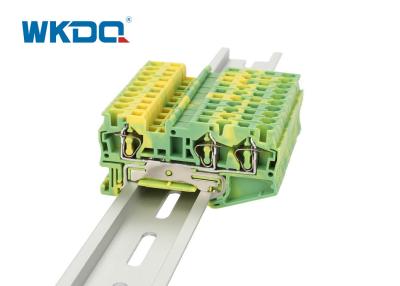 China Condutor do conector do bloco de terminais da mola do ST do PE de JST 4 QUATTRO multi que aterra a terra à venda