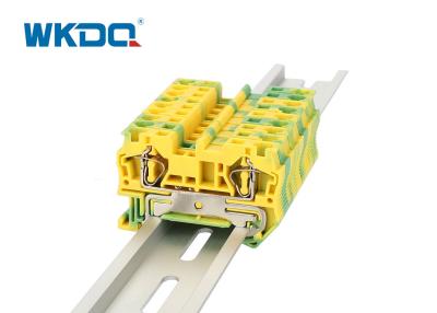 Cina Sezione trasversale di colore verde 800V/41A 4mm del connettore del blocchetto terminali della primavera di JST 4-PE in vendita
