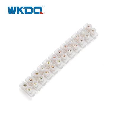 Cina 12 strisce del blocchetto terminali della vite del PVC della plastica X3 di P per il falegname del cavo del blocchetto di Choc di 10 di amp cavi elettrici in vendita