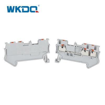 China La alimentación a través del bloque de terminales eléctrico 1.5m m 1 del alambre entró empujar hecho salir 2 hacia adentro terminales en venta