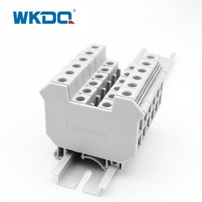 Cina Copertura di estremità di D-JUDK 10/blocchetto Grey Nylon For Screw Terminal della piastra laterale per controllo di macchina elettrico in vendita
