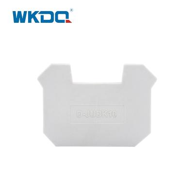 Cina Copertura di estremità di D-JUDK 10/blocchetto Grey Nylon For Screw Terminal della piastra laterale per controllo di macchina elettrico in vendita