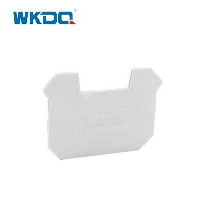 Cina Copertura di estremità di D-JUDK 10/blocchetto Grey Nylon For Screw Terminal della piastra laterale per controllo di macchina elettrico in vendita
