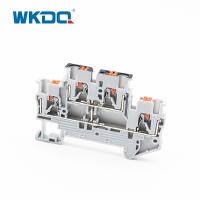 China 2 Level Push In Type Terminal Block Wiring Directly With Equipotential Bonder for sale
