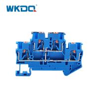 China 2 Level Push In Type Terminal Block Wiring Directly With Equipotential Bonder for sale