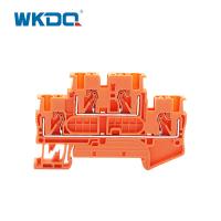 China 2 Level Push In Type Terminal Block Wiring Directly With Equipotential Bonder for sale