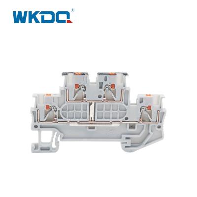 中国 等電位BonderのJPTTB 1.5の二重水平なターミナル ブロック抵抗力がある1.5 Mmの炎 販売のため